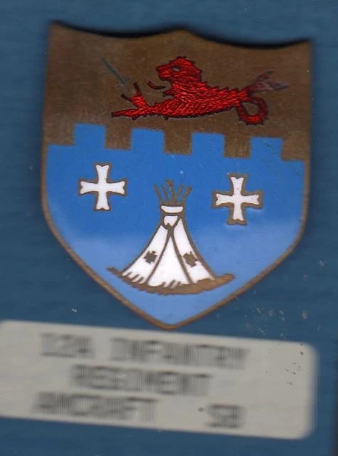 PRE-WW2 US ARMY RA DI DUI Crest Pin 12th Infantry Regiment, Amcraft ...