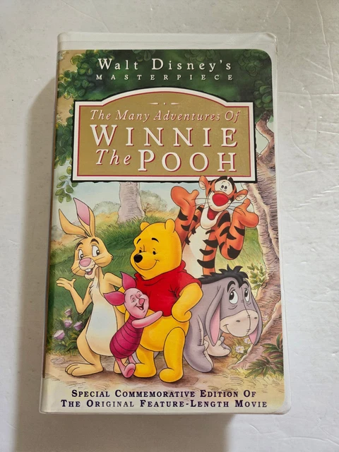THE MANY ADVENTURES of Winnie the Pooh - Masterpiece Col. (VHS, Walt ...