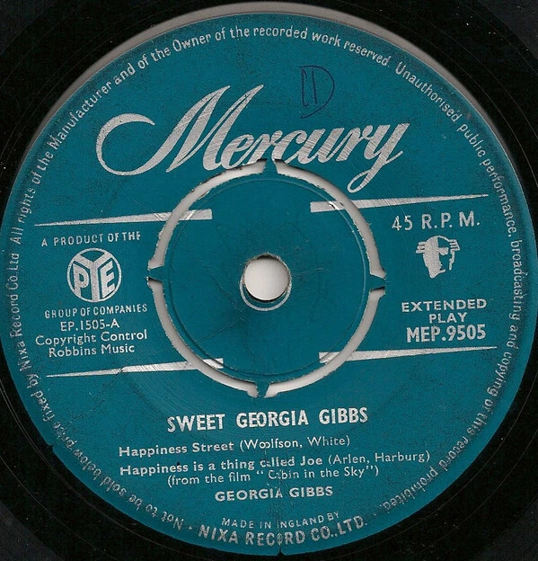 GEORGIA GIBBS - Sweet Georgia Gibbs (7", EP) £34.99 - PicClick UK