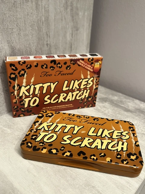 TOO FACED KITTY Likes to Gratch Cat bambola dimensioni tavolozza ...