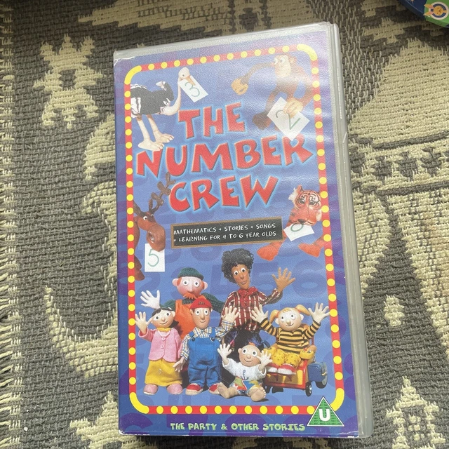 THE NUMBER CREW VHS Channel 4 Kids Education VIDEO 1 Rare £45.00 ...