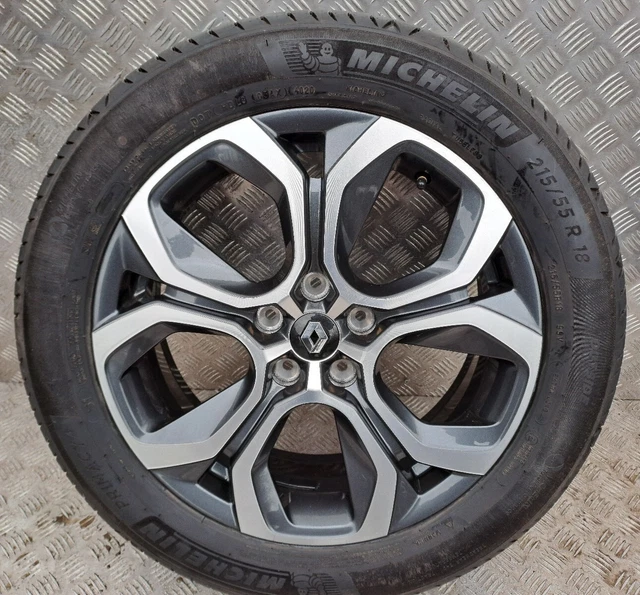 18& RENAULT Captur Mk2 / Arkana Genuine Alloy Wheel 215 55 18 Michelin ...