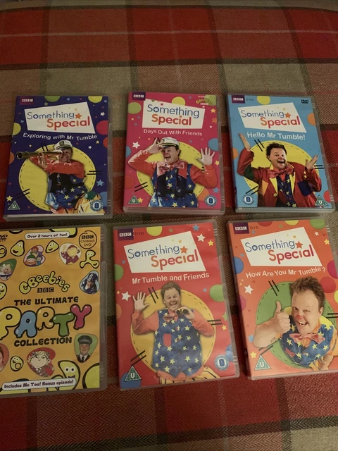 SOMETHING SPECIAL MR tumble dvds X5 Plus CBeebies Party Collection Dvd ... SOMETHING SPECIAL MR tumble dvds X5 Plus CBeebies Party Collection Dvd ...