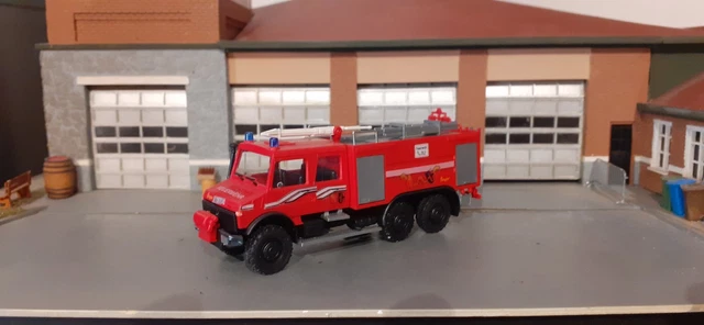 ROCO MERCEDES BENZ Unimog Löschfahrzeug Feuerwehr Eigenbau In 1/87 EUR ...