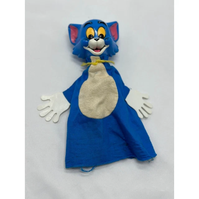 VINTAGE LOONEY TUNES 1960's Tom Hand Puppet Toy 7"x7.5" Tall Retro Rare ...