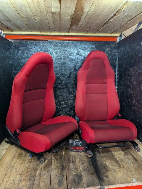 TOYOTA MR2 MK3 Roadster/Spyder/MR-S 1999 - 2006 Pre-Facelift Red Cloth ...