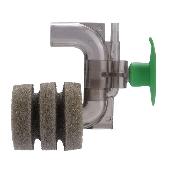 SUCTION CUP FISH Tank Oxygen Filter Silent Aquarium Filter Sponge Fish ...