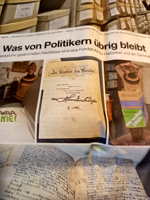 BAYER. HAUPTSTAATSARCHIV: NACHLÄSSE, ADOLF HITLER, WILLI GRAF, B. MERK ...
