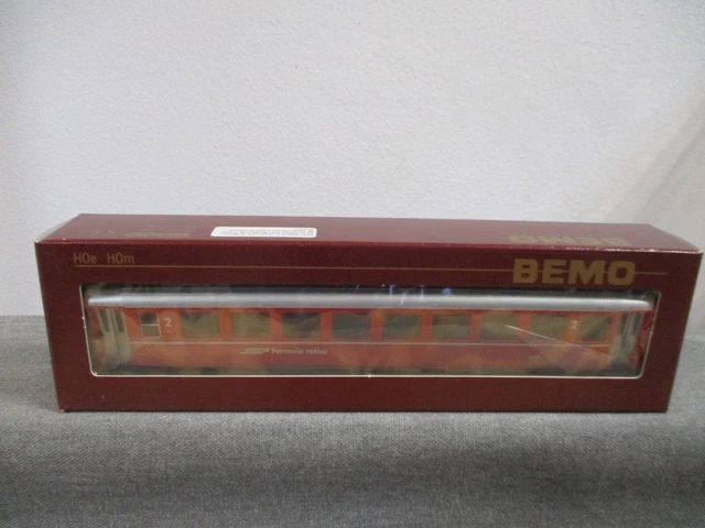 BEMO H0M 3250 131 Personenwagen Refitschnellzugwagen 2. Klasse rot in ...