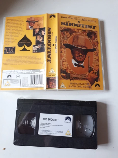 THE SHOOTIST JOHN wayne VHS Video Cassette UK pal NEW SEALED £5.00 - PicClick UK