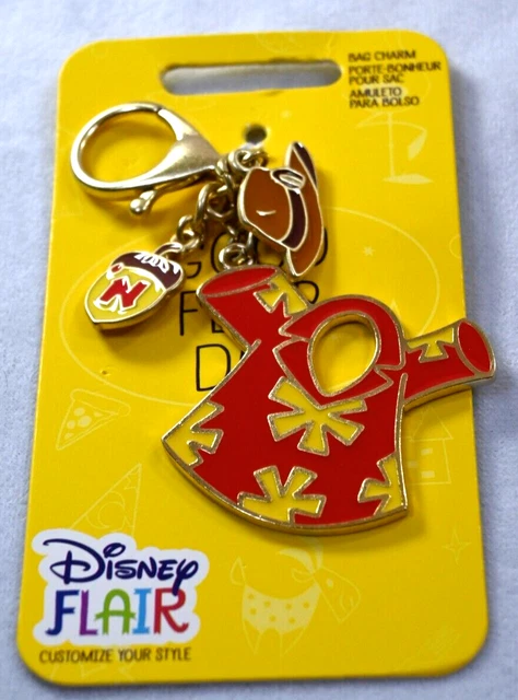 DISNEY FLAIR DALE RESCUE RANGERS Shirt Hat & Nut BAG CHARM Keychain $21 ...