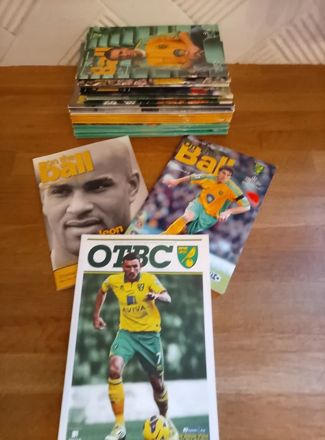 PROGRAMMES - X24 Norwich Football Soccer Programmes Bundle £12.00 ...