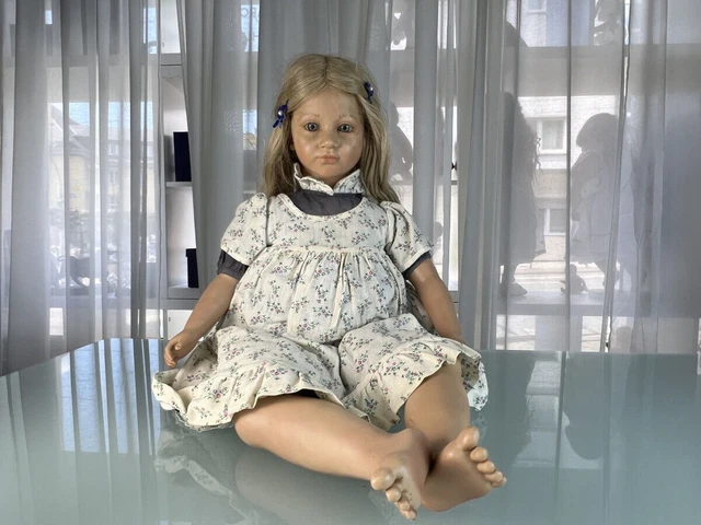 POUPÉE D'ARTISTE ANNETTE Himstedt poupée Ellen 65 cm. en parfait état EUR 99,01 - PicClick FR