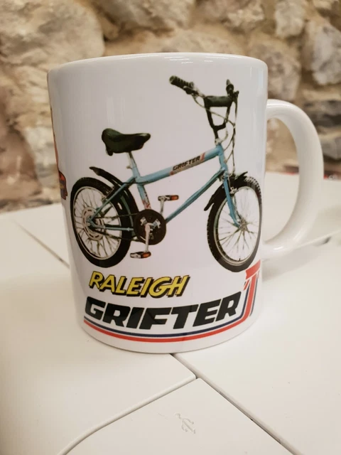 RALEIGH GRIFTER BLUE MK1 1970s 80s era style Cup Mug kids bicycle £7.99 ...