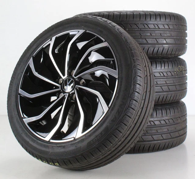 VW GOLF 8 & R-Line GTE Gti GTD Summer Wheels 17 Inch Rims Valencia ...