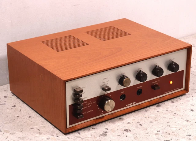 ROGERS RAVENSBOURNE STEREO Hi-Fi integrated amplifier PHONO input UK ...