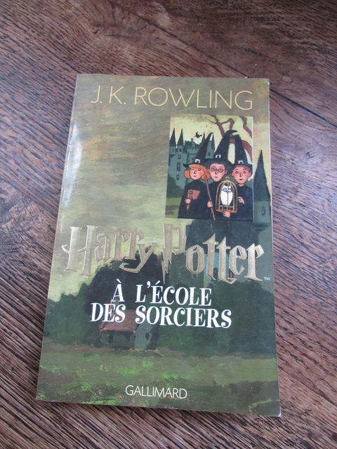 Livre Harry Potter A Lecole Des Sorciers Tome 1 Grand Format Gallimard