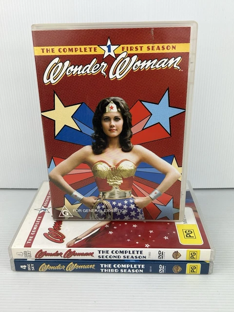 DC WONDER WOMAN: The Complete Collection Seasons 1,2,3 Dvd Region 4 $49 ...
