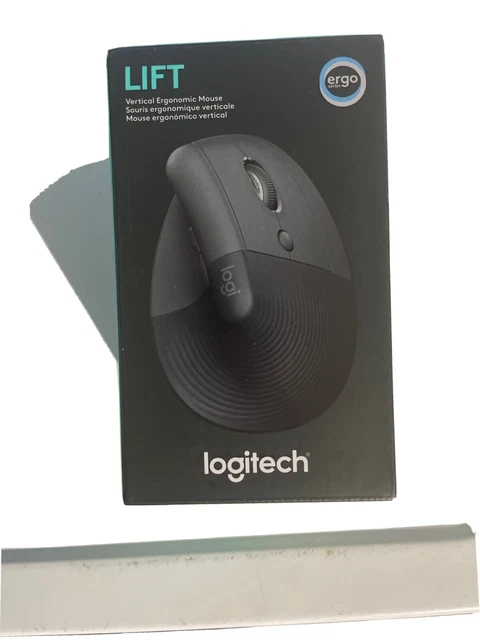 LOGITECH LIFT VERTICAL Ergonomic Mouse Color Graphite 910-006466 Fast ...