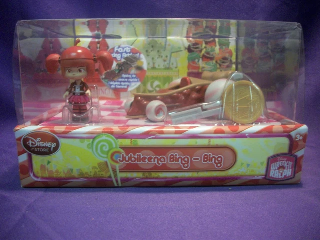 DISNEY STORE WRECK It Ralph Jubileena Bing-Bing Sugar Rush Racer Car ...