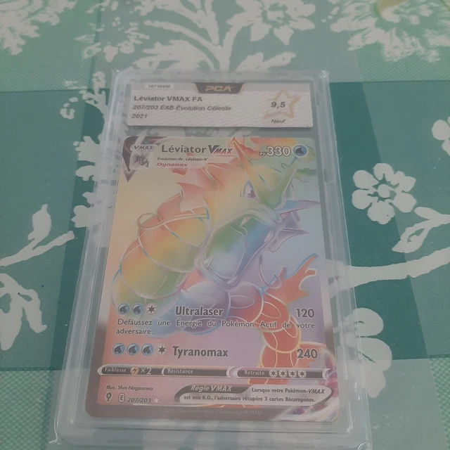 CARTE POKÉMON LÉVIATOR VMAX FA Evolution céleste PCA 9.5 EUR 70,00 ...