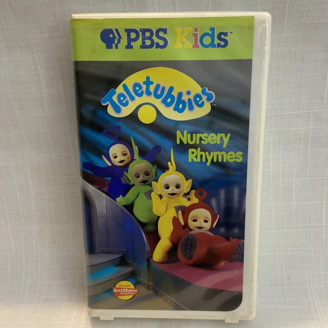 TELETUBBIES VHS VIDEOTAPE nursery rime di PBS Kids (VHS, 1998) custodia ...
