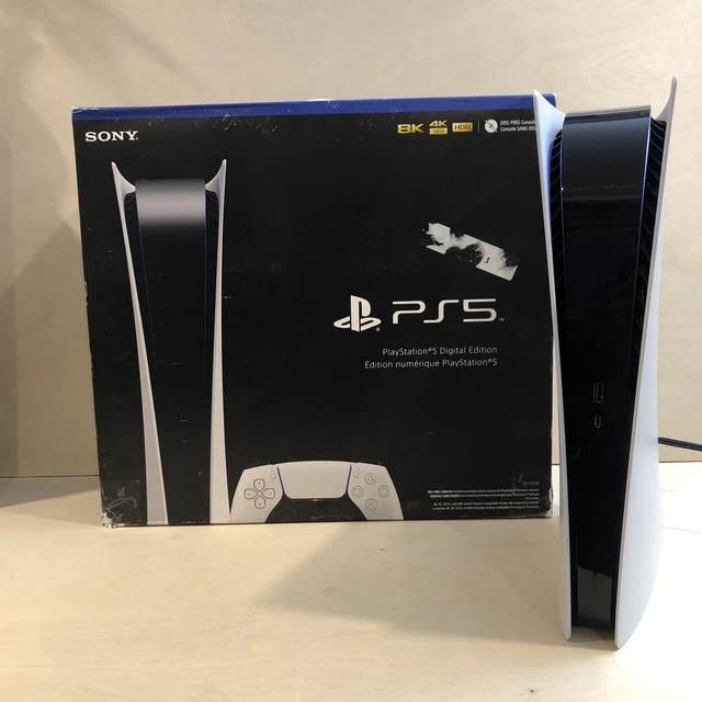 SONY PLAYSTATION PS5 Digital Edition Disc-Free Console ONLY 825GB CFI ...