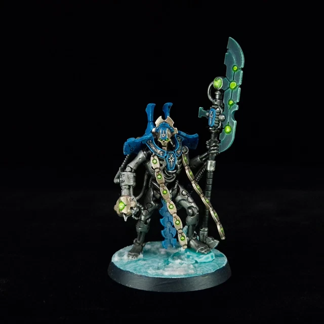 WARHAMMER 40K NECRON Overlord Tachyon Arrow Painted Games Workshop ...