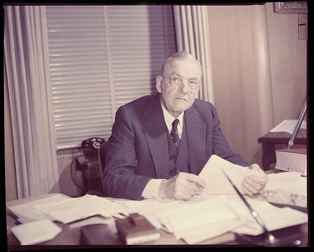 JOHN FOSTER DULLES at His Desk - Washington, DC John Foster Du - 1953 ...