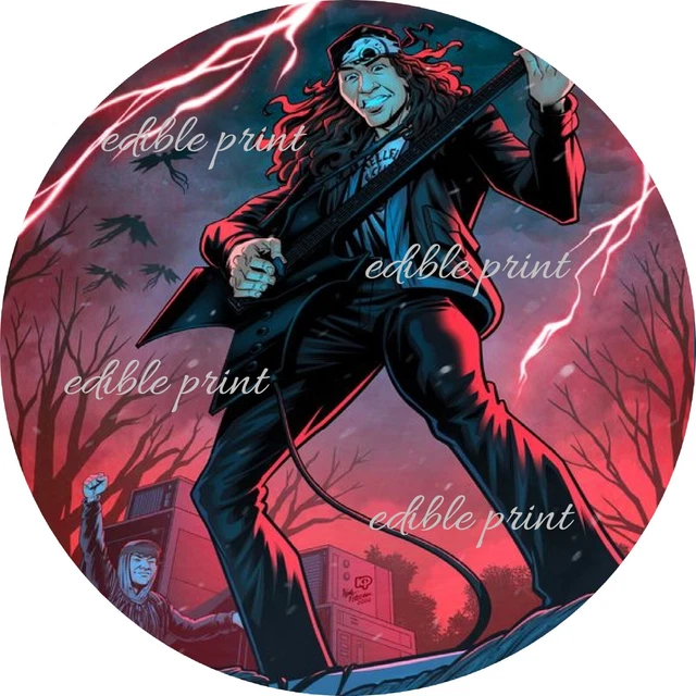 STRANGER THINGS CAKE topper edible icing or Wafer personalised £5.49 ...