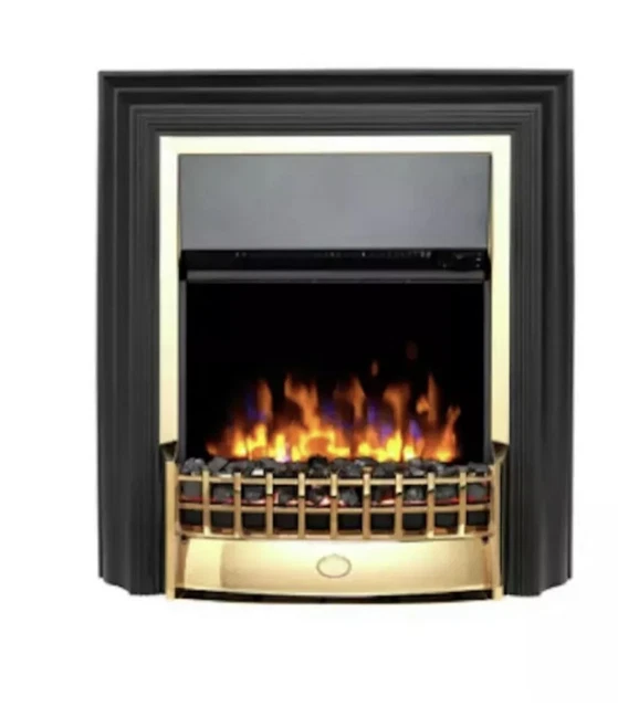 DIMPLEX CHERITON DELUXE 2KW Freestanding Optiflame Electric Fire-Bras ...