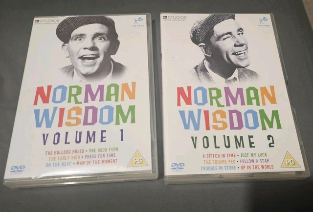NORMAN WISDOM COLLECTION DVD BOXSET X 2 Volumes 12 DISCS £5.92 ...