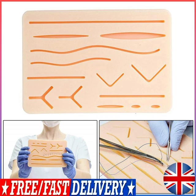SKIN SUTURE PRACTICE Model Reusable Skin Wounds Suture Teaching Module ...