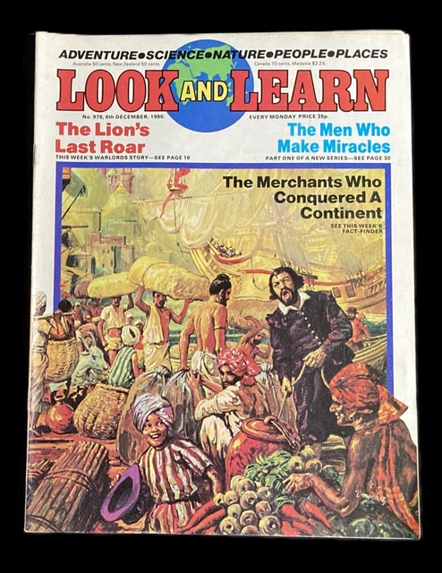 VINTAGE LOOK AND Learn Magazine No.978 Comic Book 6th Dec 1980 ...