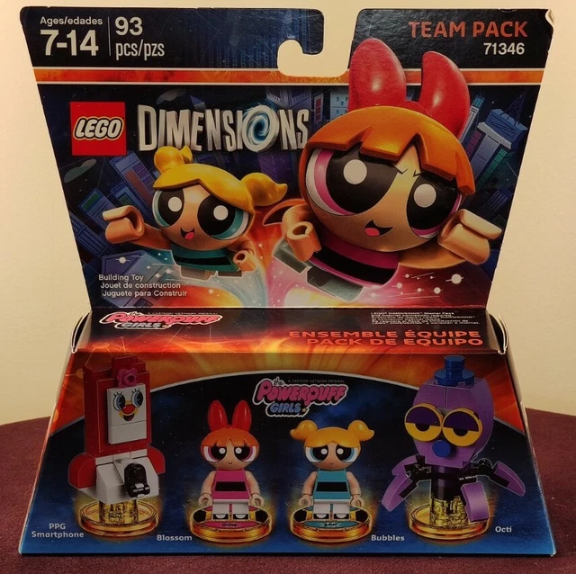 LEGO DIMENSIONS TEAM Pack 71346 Powerpuff Girls Blossom Bubbles Octi ...