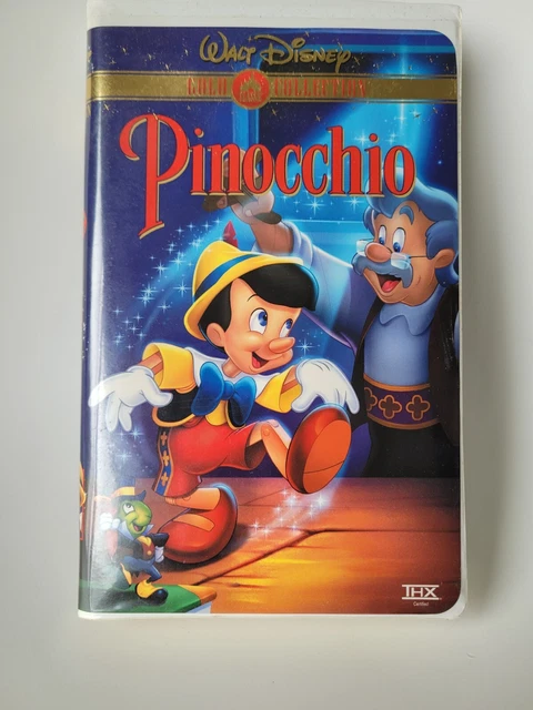WALT DISNEY PINOCCHIO VHS Classic Gold Collection 60TH Anniversary ...
