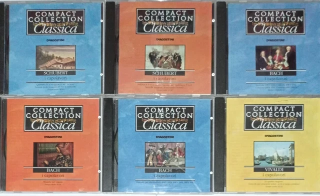 CD COMPACT COLLECTION Classica Bach Vivaldi Schubert Capolavori DeAgostini 1993 EUR 12,00 ...