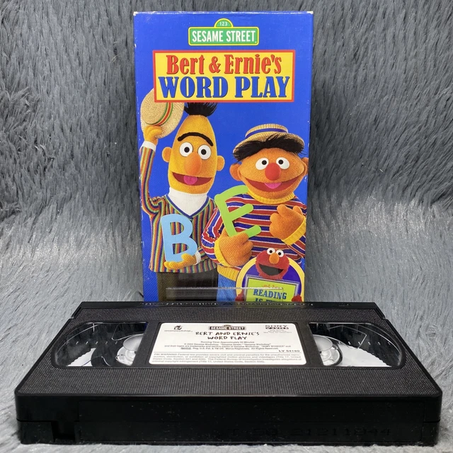 SESAME STREET BERT and Ernies Word Play VHS 2002 Classic Cartoon Movie ...