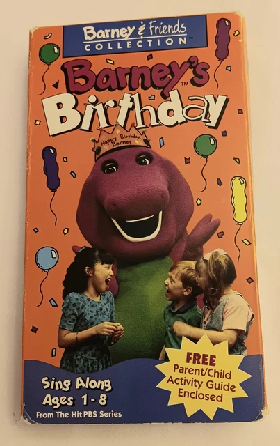 BARNEY - BARNEYS Birthday (VHS, 1992) EUR 5,13 - PicClick FR