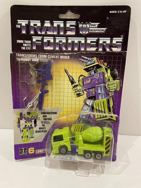 1985 G1 MOC Transformers Mixmaster Devastator Constructicons RARE NICE ...