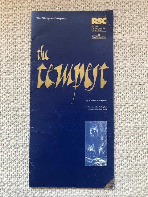 THE TEMPEST / RSC Programme / Ninagawa Company / 1992 EUR 1,71 ...