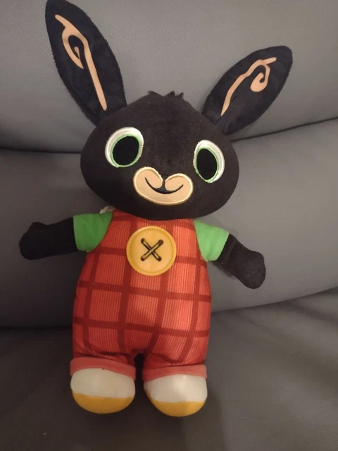 BING BUNNY (CBEEBIES) Approx 12 inch Talking Plush Soft Toy -Fully ...