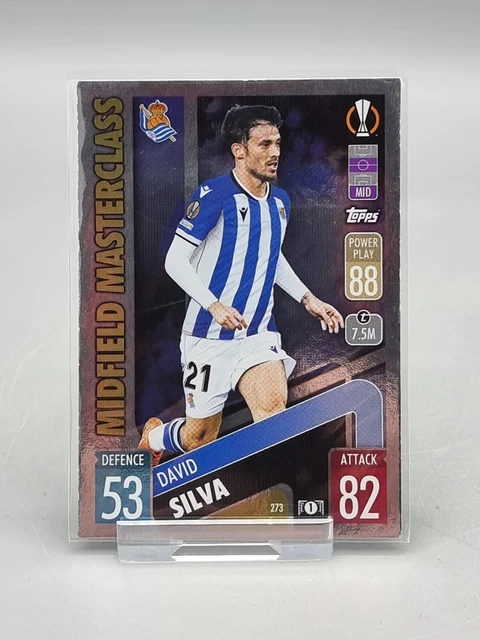 MATCH ATTAX MIDFIELD Masterclass Football Card - David Silva 2021/22 £0 ...