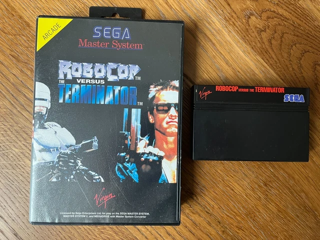JEU ROBOCOP VERSUS TERMINATOR (Sega Master System) version UK PAL EURO ...