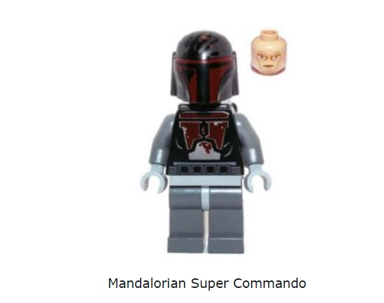 LEGO MINIFIGURE MANDALORIAN Super Commando Star Wars The Clone Wars £47.44 - PicClick UK