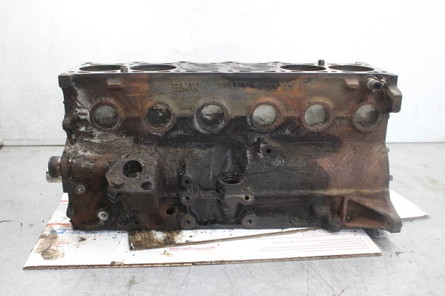 BMW E30 M20B27 short engine block m20 cylinder piston crank 325e 1988 ...