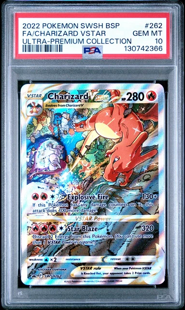 2022 POKEMON SWSH Ultra-Premium Collection #262 Full Art/Charizard ...