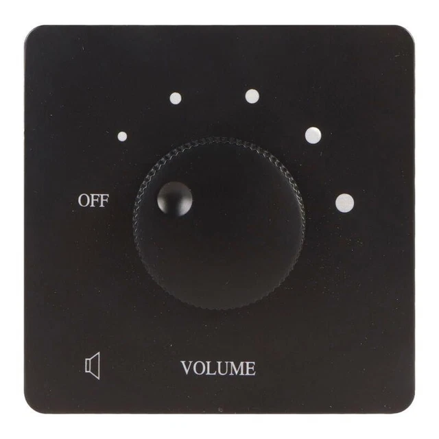 50W SPEAKER VOLUME Control Knob Wall Mount Plate Volume Controller £10. ...