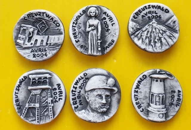 FÈVE - SÉRIE complète Midgard 2002 - Hommage aux mineurs - Sainte Barbe ...