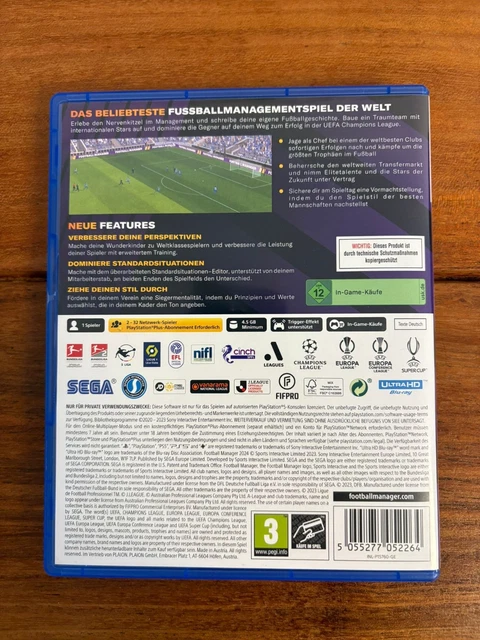 FOOTBALL MANAGER 2024 FM24 PS5 (Sony PlayStation 5, 2023) EUR 22,99 ...